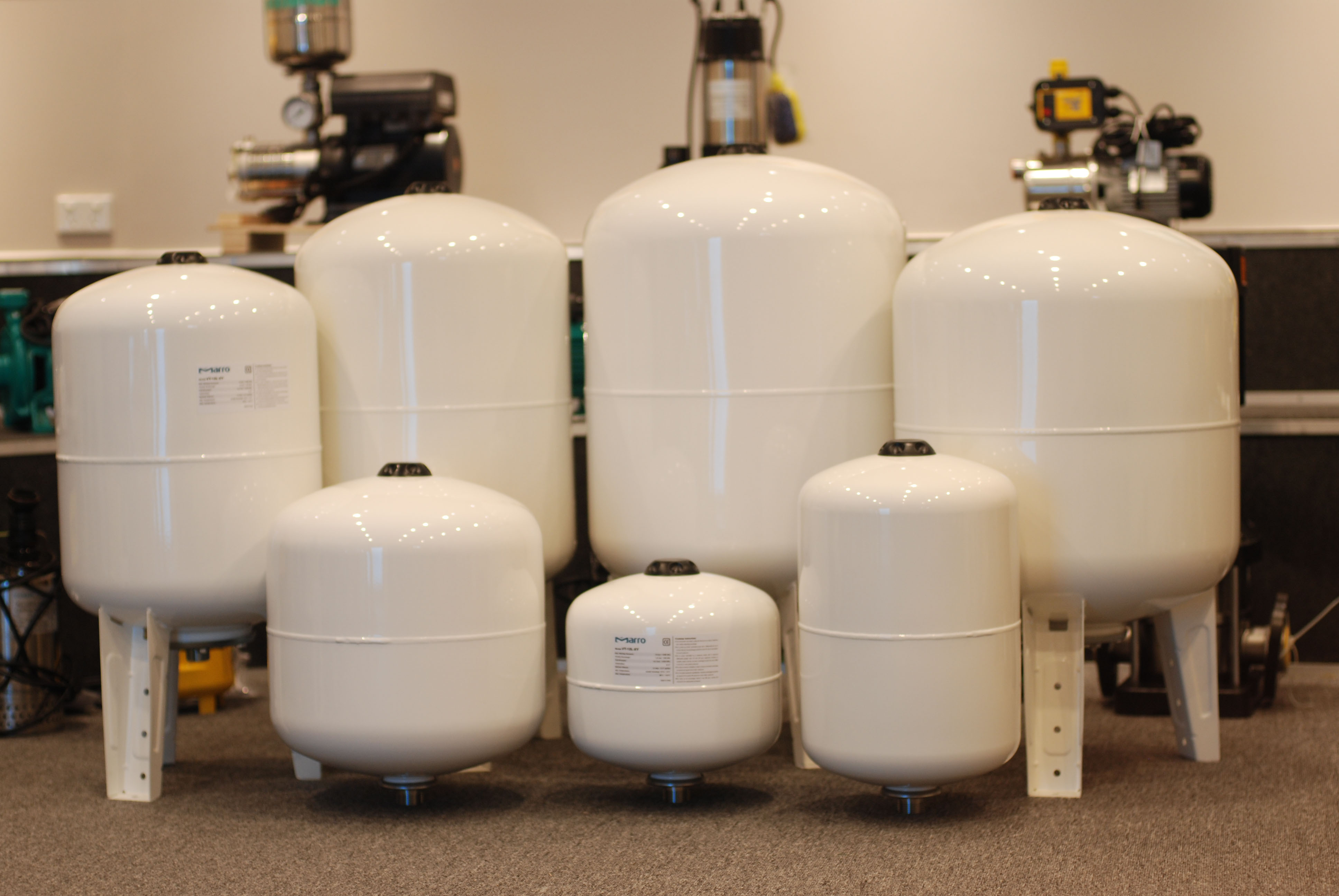 NEW Water Pressure Tank 12/24/36/50/60/80/100 Litre - Suit Water Pumps ...